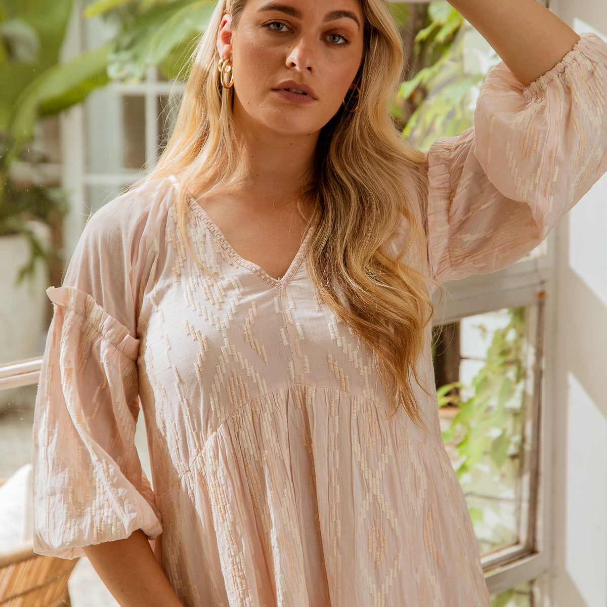 Kindred Swing Dress – Azure and Indigo